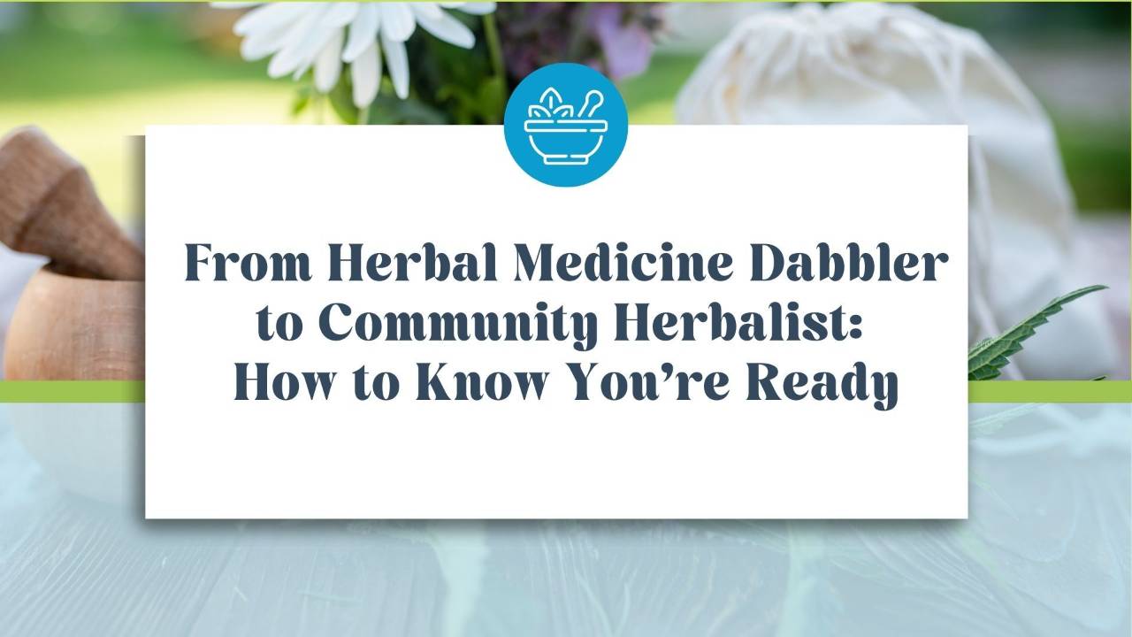 From Herbal Medicine Dabbler to Community Herbalist