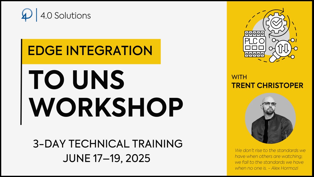 Edge Connectivity and UNS Workshop Optin