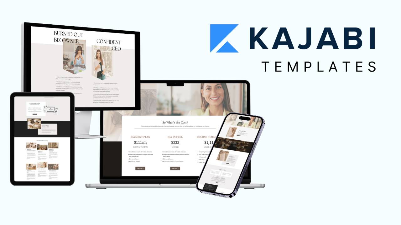 Custom Kajabi Templates