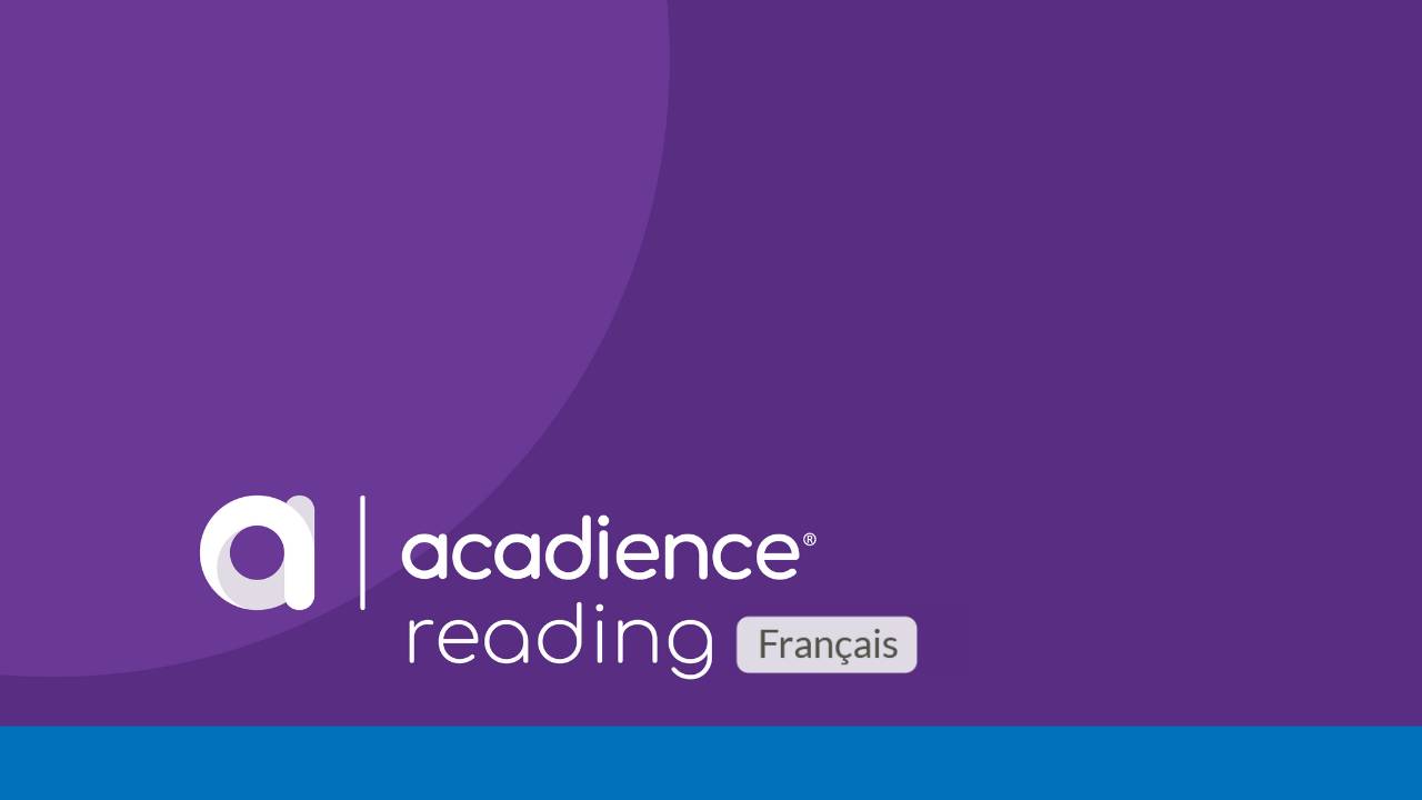 Acadience® Reading Français Essential Workshop