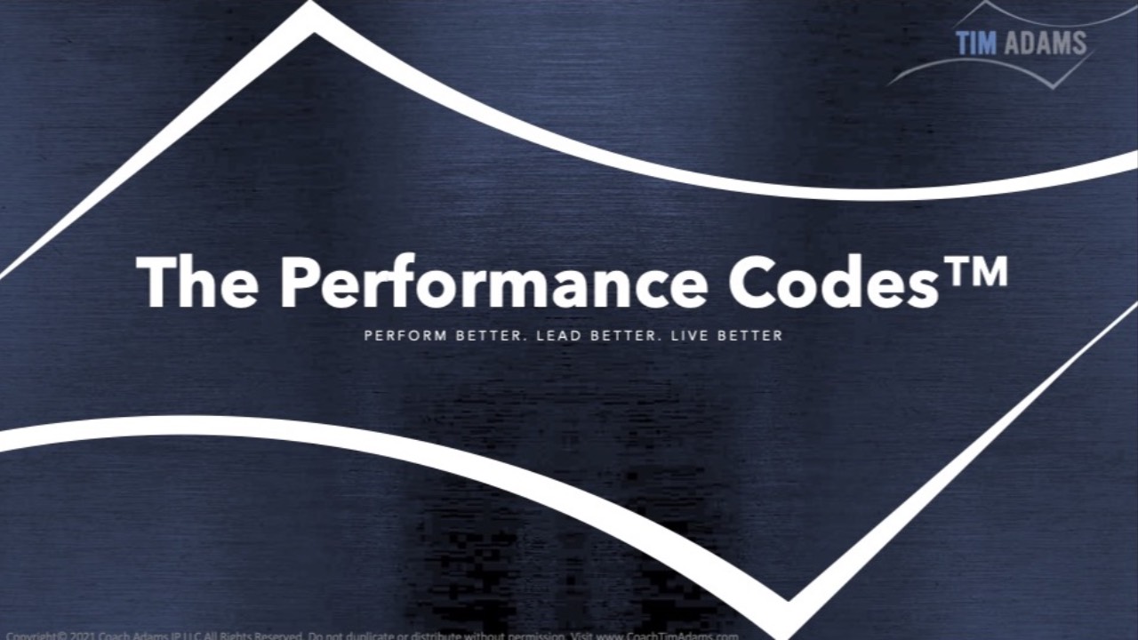 The Performance Codes