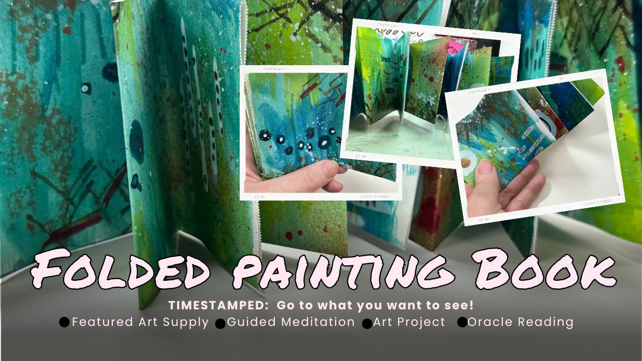 Folded Painting Book: Creative Art & Relaxation with Inks