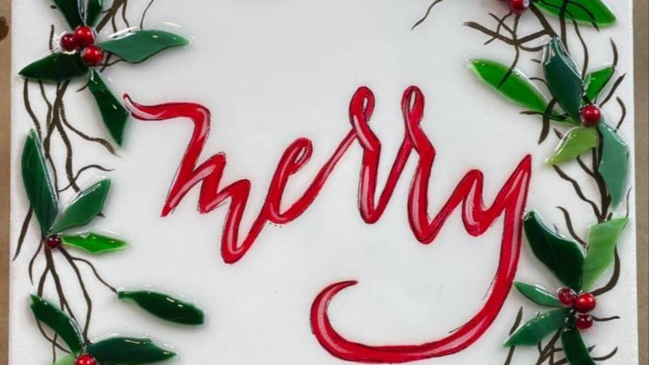 "Merry" Christmas Wreath 🎄