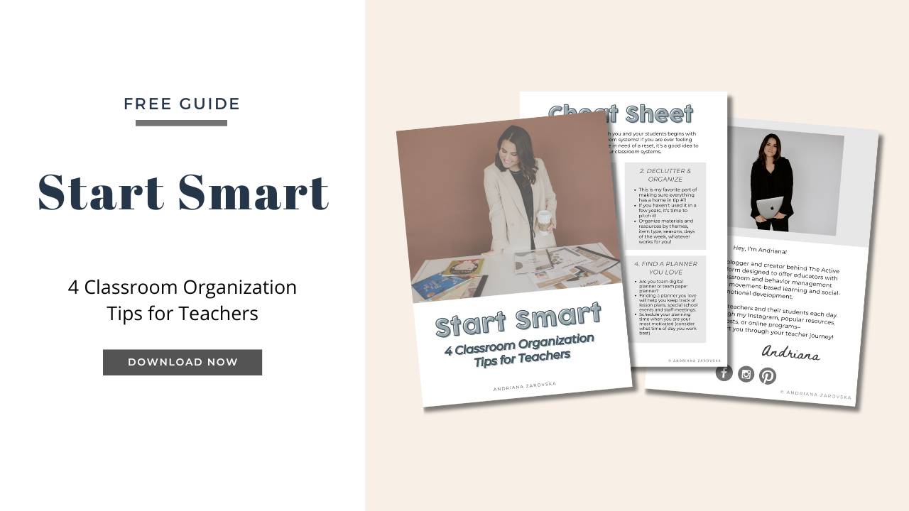 Start smart: 4 Classroom Organization Tips for Teachers