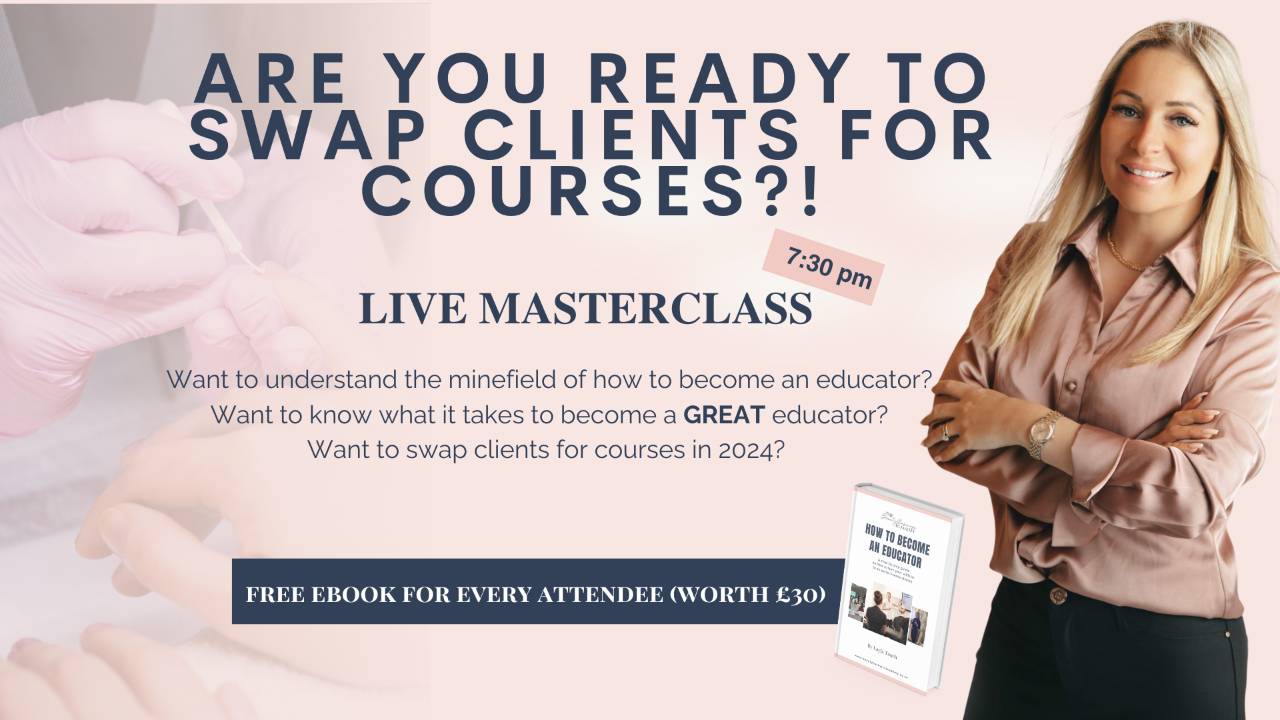 FREE Masterclass - Swap Clients For Courses In 2024!