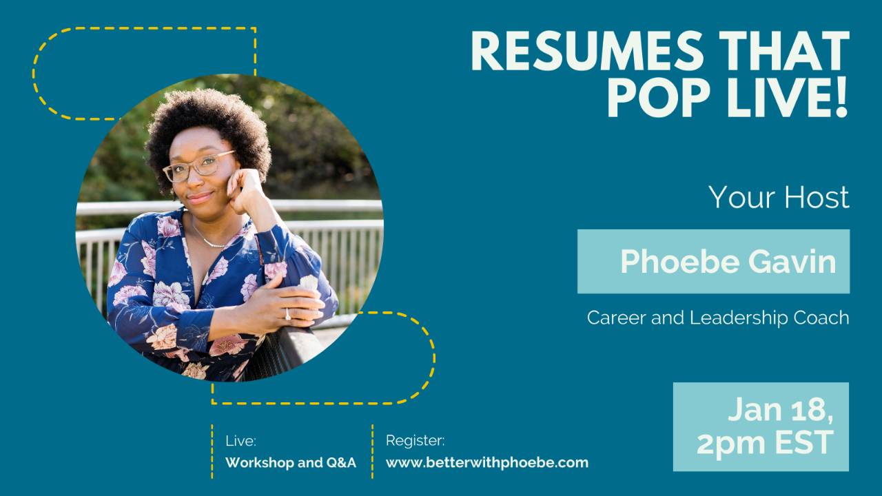 Resumes that Pop LIVE!