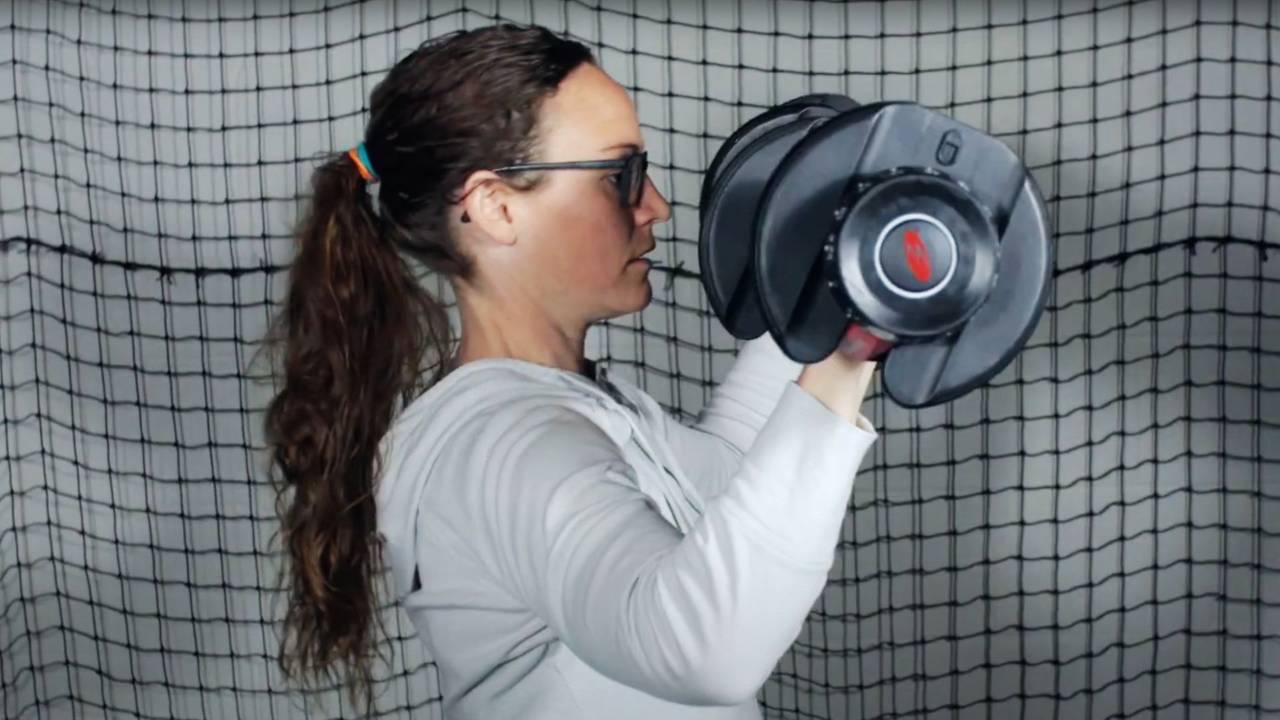 Trade softball stretches for strength training