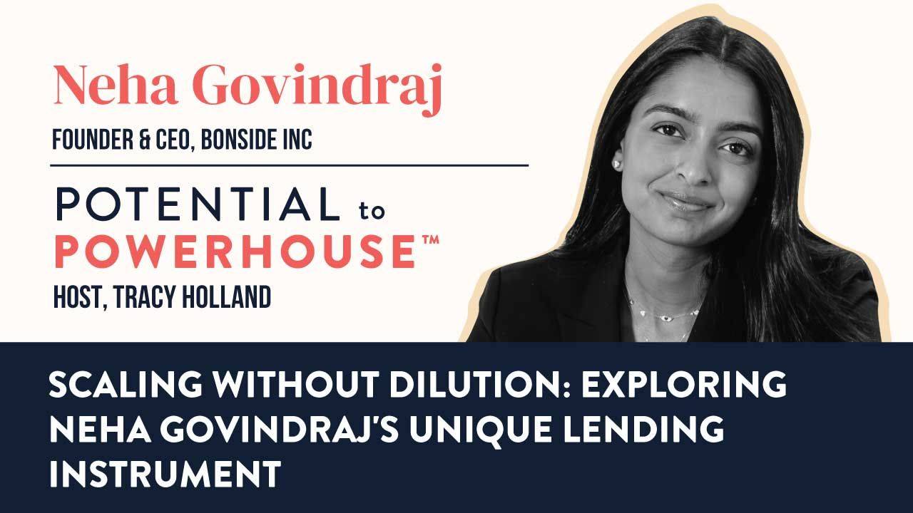 Exploring Neha Govindraj's Unique Business Lending Instrument
