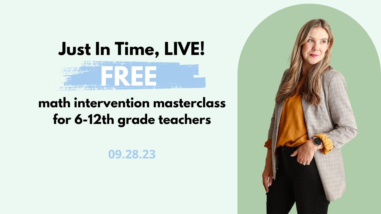 Free Intervention Masterclass