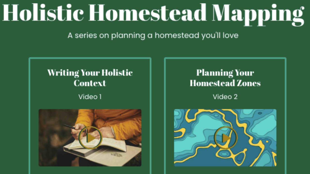 Back to the basics of homesteading
