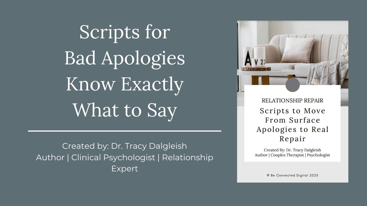 Scripts for Bad Apologies