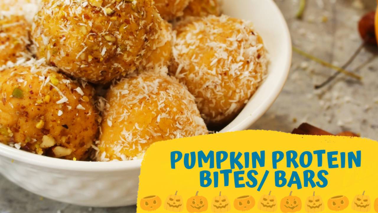 Pumpkin protein bite recipe that your kids will love