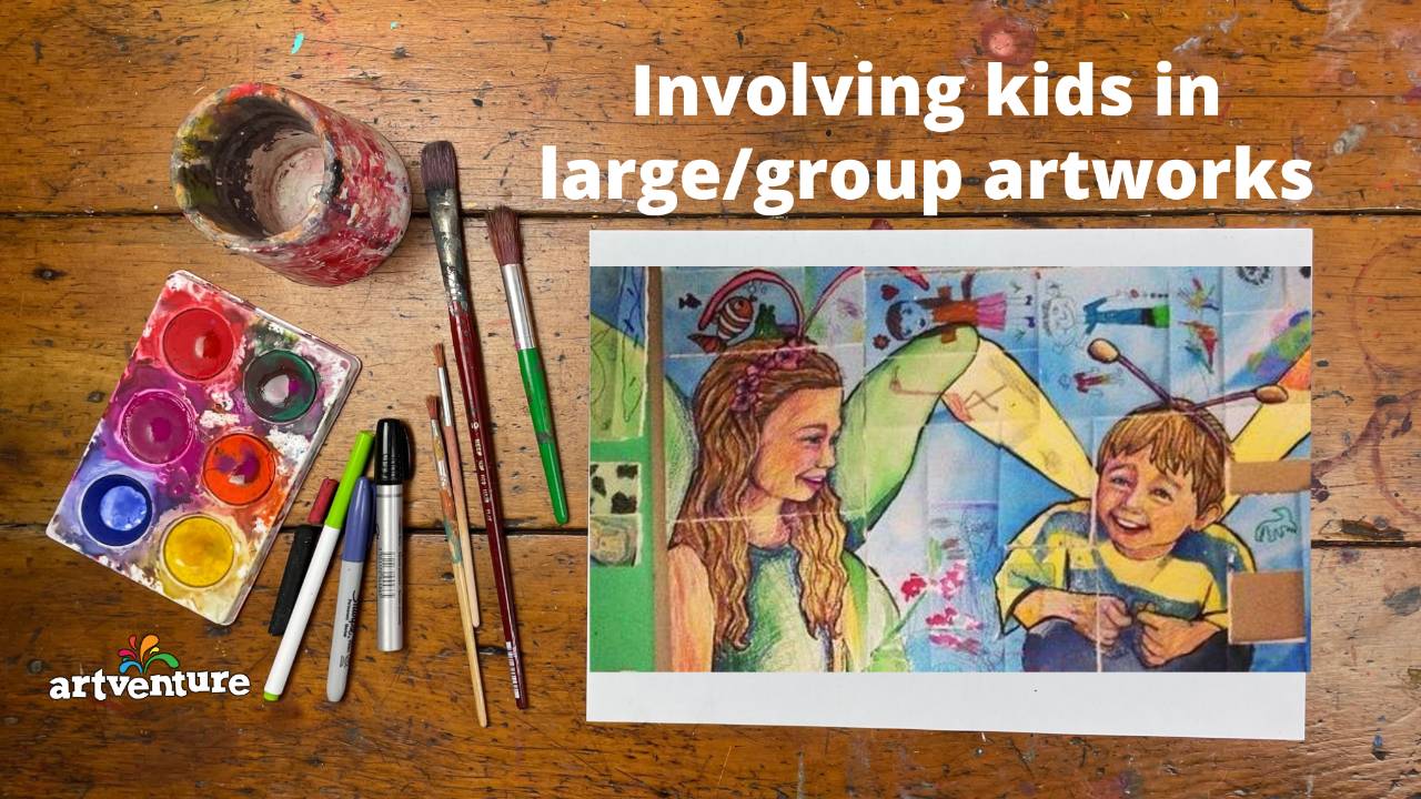 Involving kids in large/group artworks