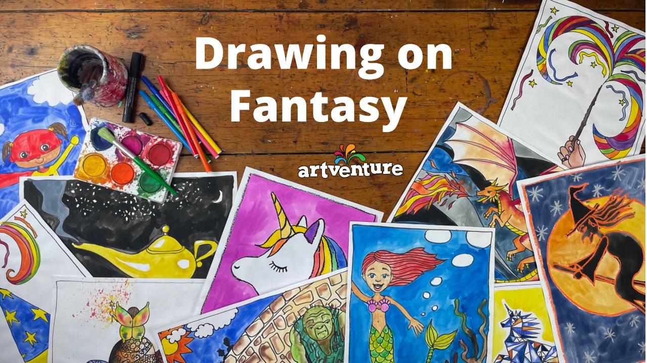 Drawing on Fantasy: Creative Art Lessons for Kids and Teens