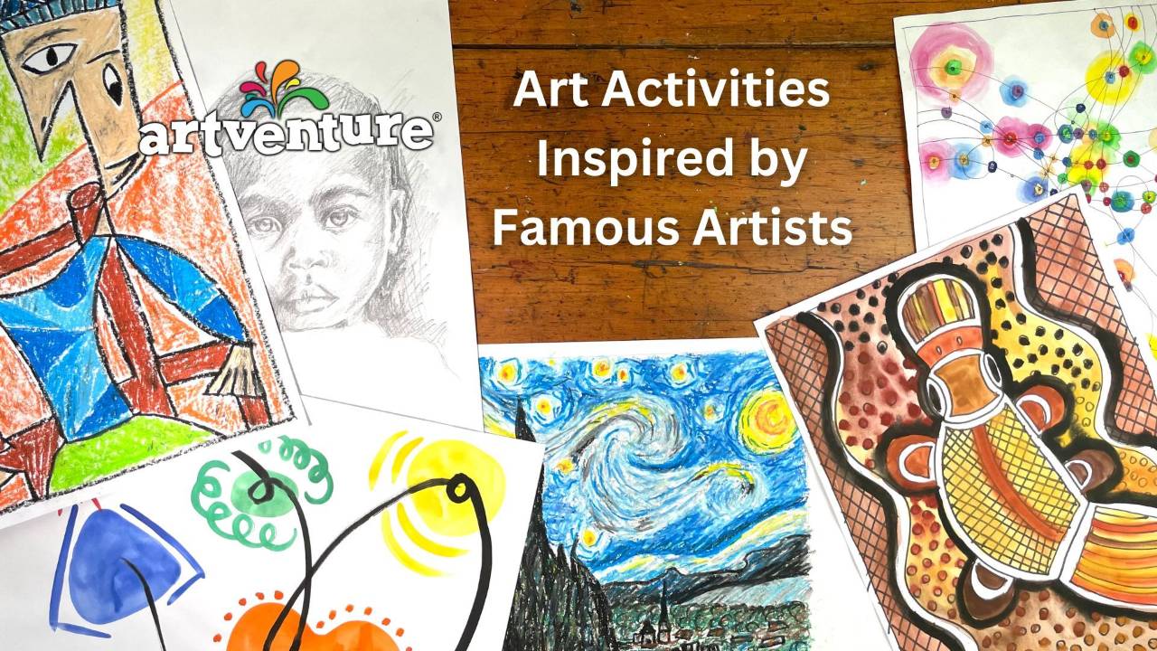 Homeschool Art Activities Inspired by Famous Artists