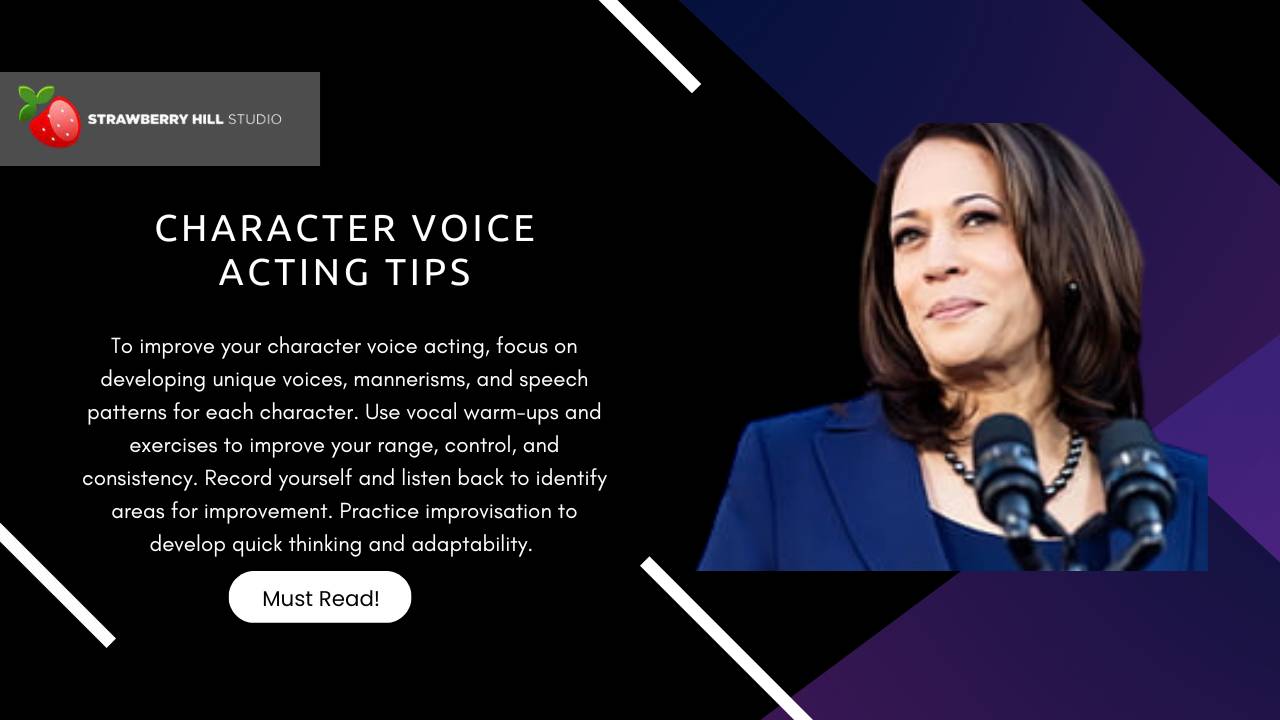Character Voice Acting Tips for Beginners | Expert Advice
