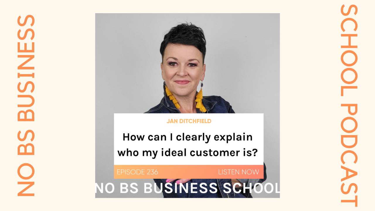 How can I clearly explain who my ideal customer is & how I help them?