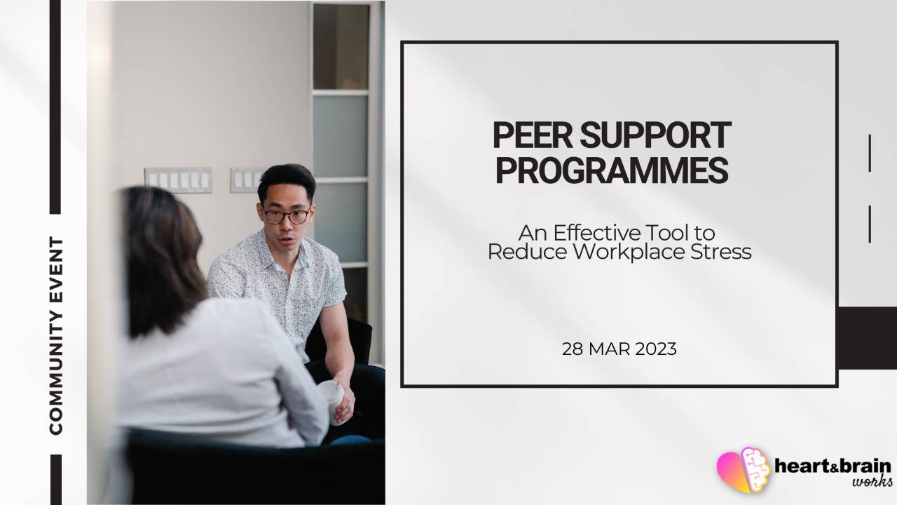 Peer Support Programmes: An Effective Tool to Reduce Workplace Stress