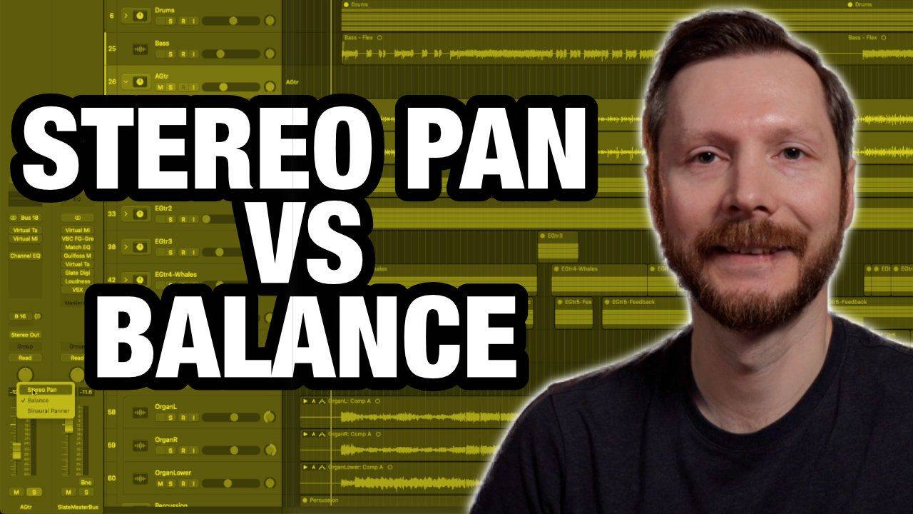 Panning in Logic Pro (When to use Stereo Pan vs Balance)