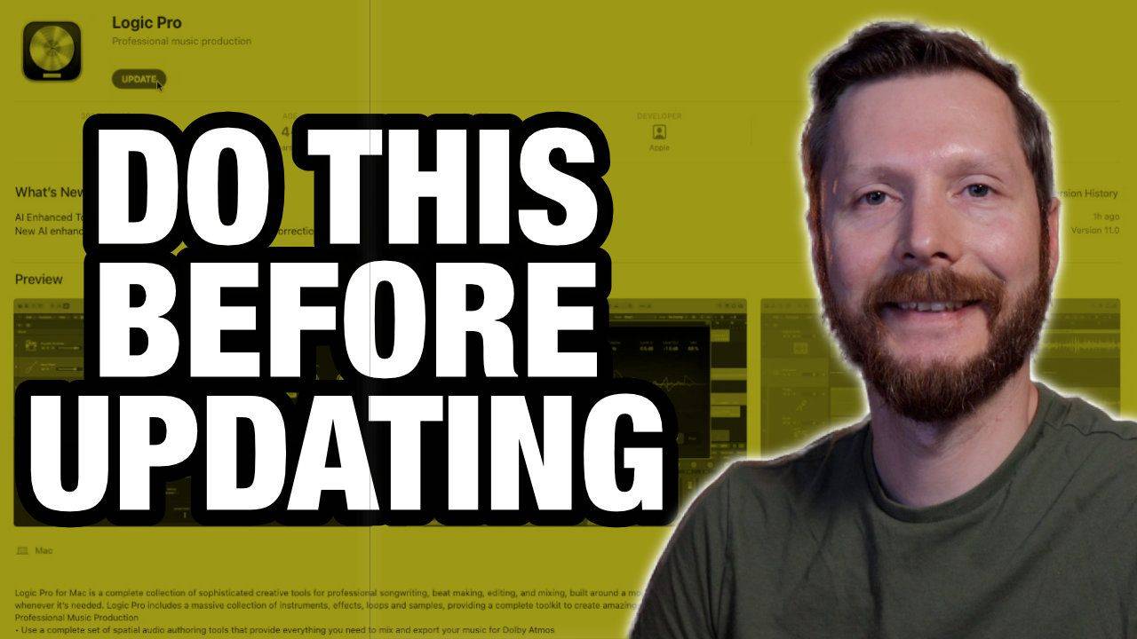 Safely Back Up and Update Logic Pro