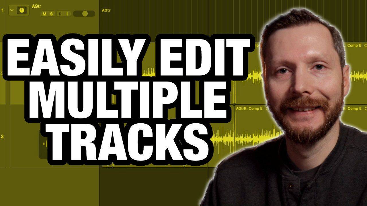 Edit Multiple Takes and Tracks Using Groups in Logic Pro