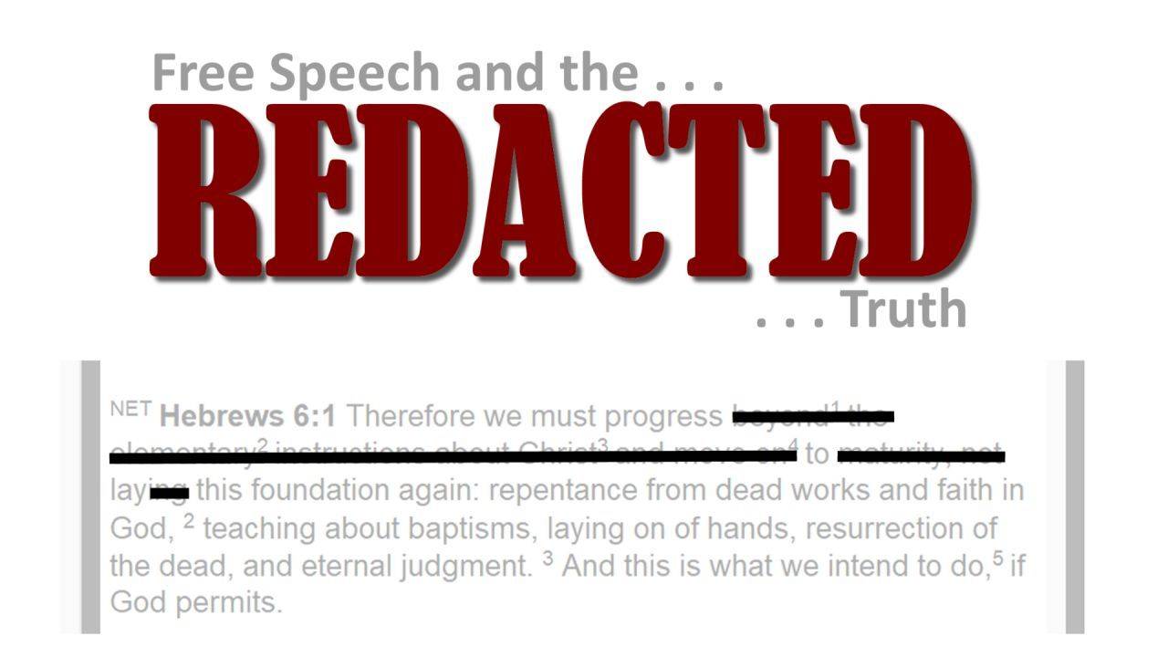 Free Speech and Christian Censorship