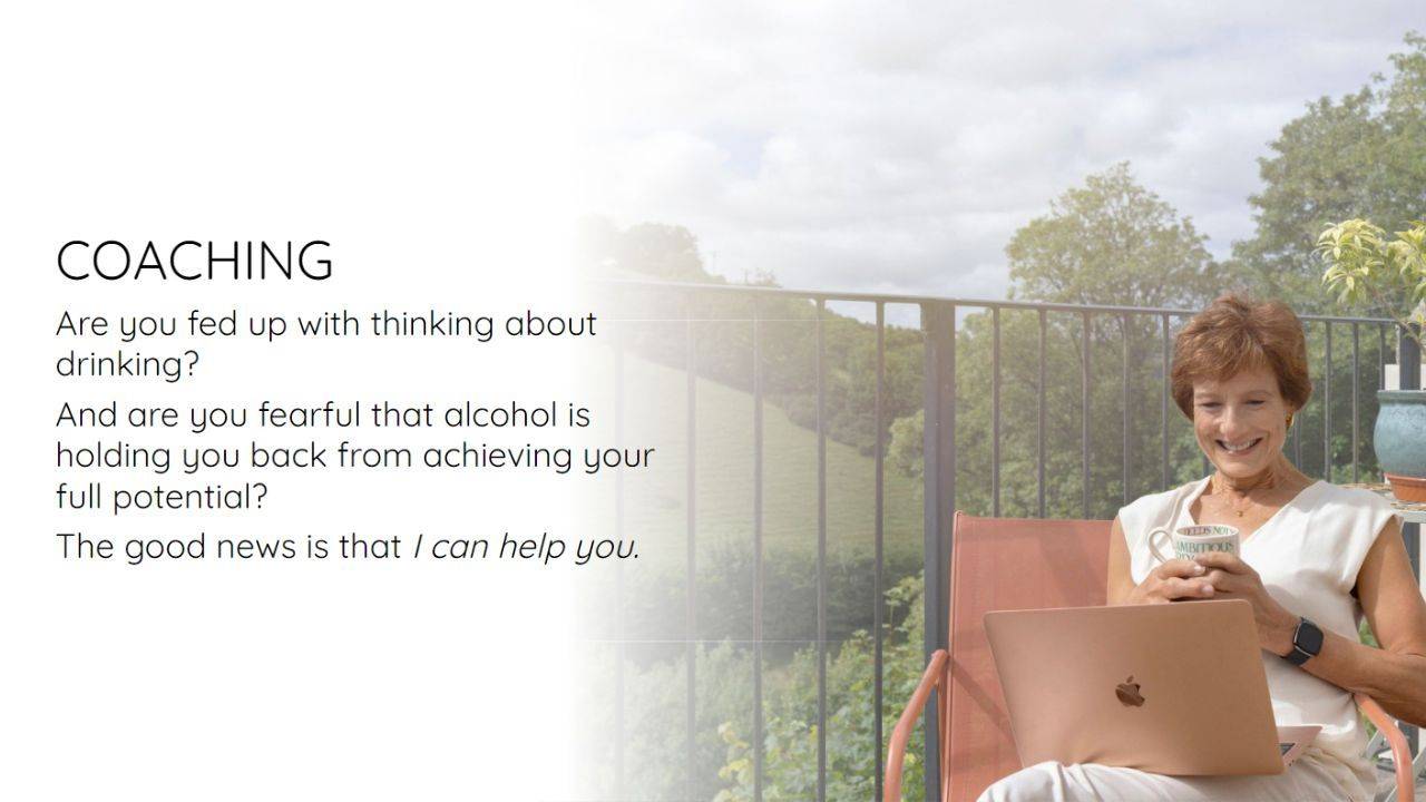 Double-certified alcohol-freedom coach