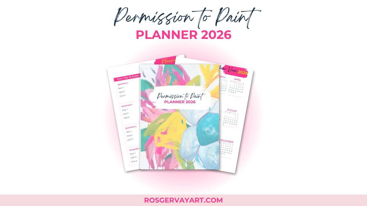 The Permission to Paint 2026 Planner for Artists