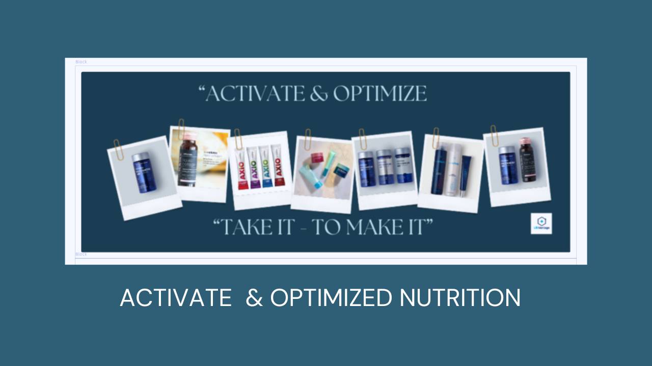 Activated Nutrition for Healthier Longevity