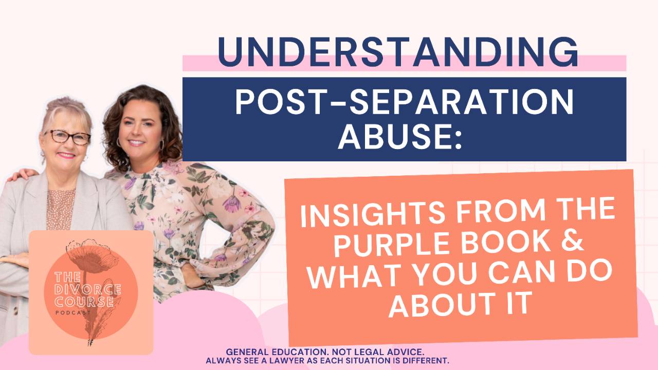 Understanding Post Separation Abuse: Insights from the Purple Book