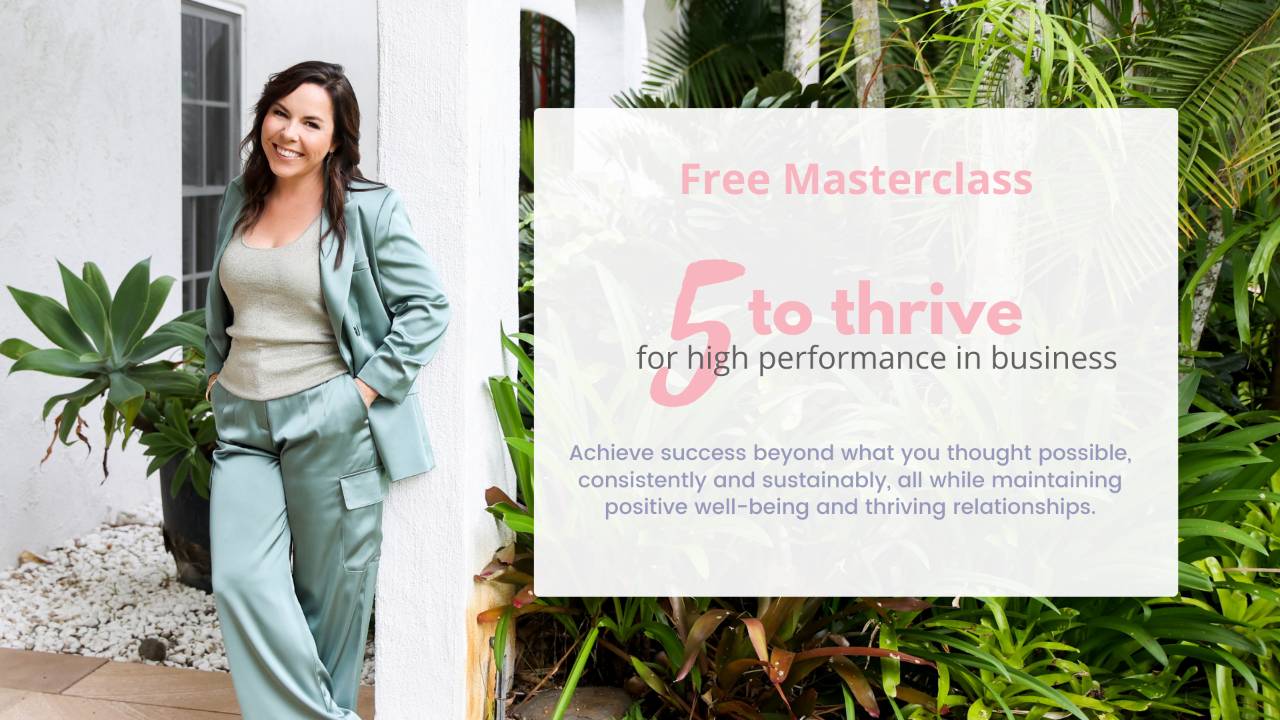 5 to Thrive Mindset Masterclass - You're in!