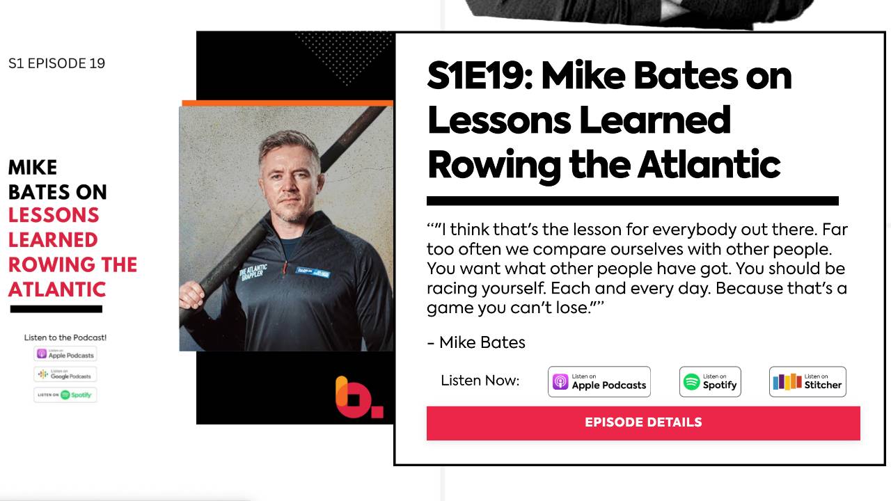 Mike Bates on Lessons Learned from Rowing the Atlantic