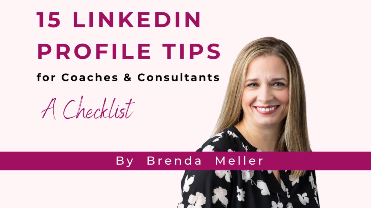 15 Tips Checklist for Coaches and Consultants