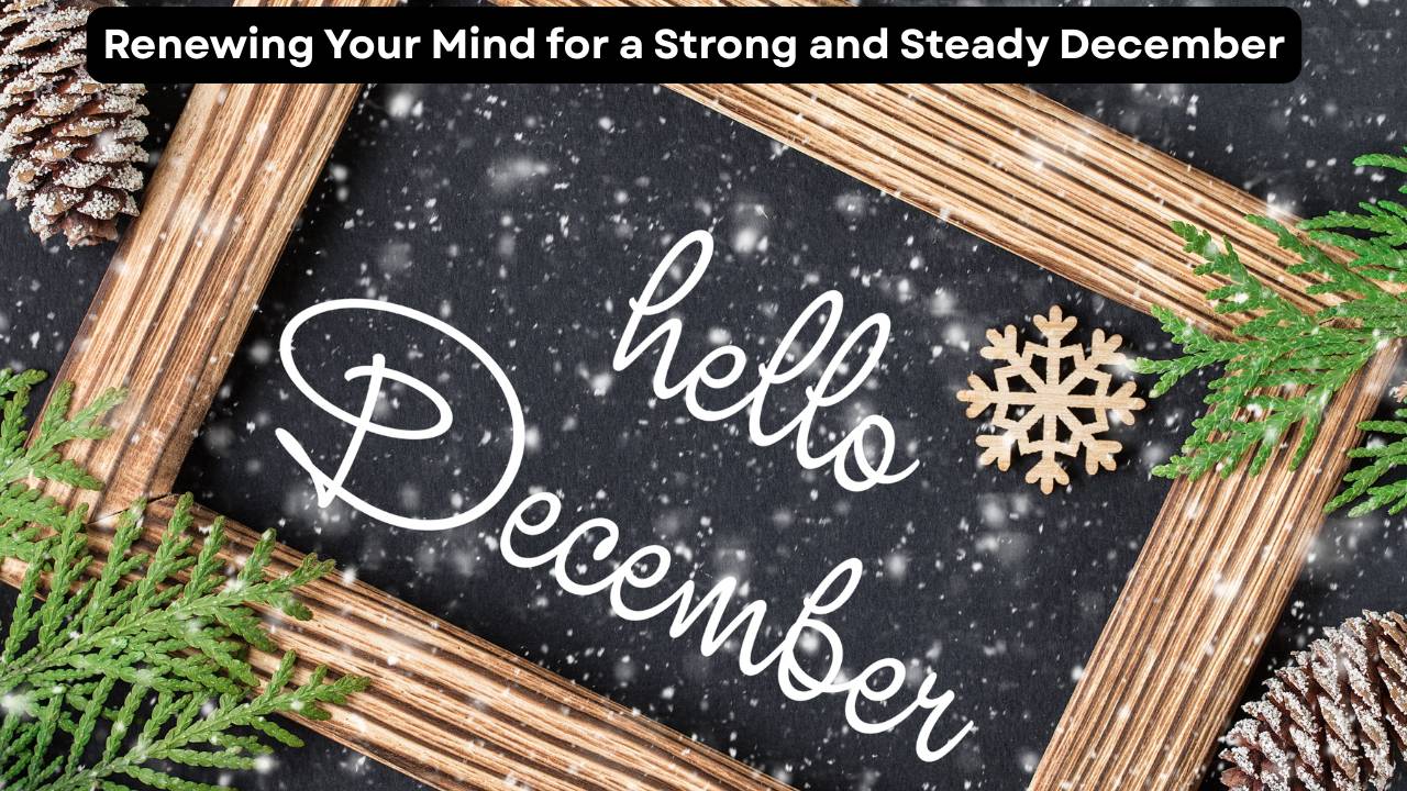 Renewing Your Mind for a Strong and Steady December