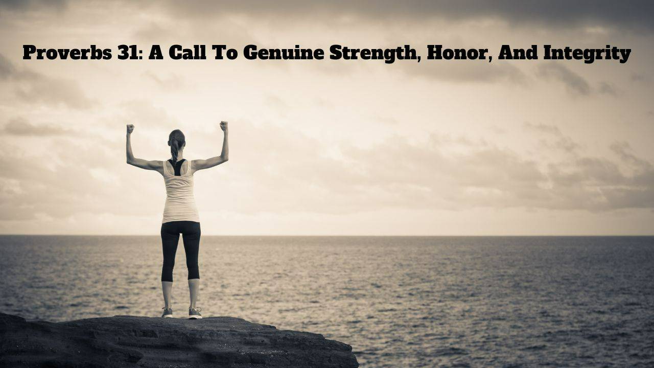 Proverbs 31: A Call To Genuine Strength, Honor, And Integrity