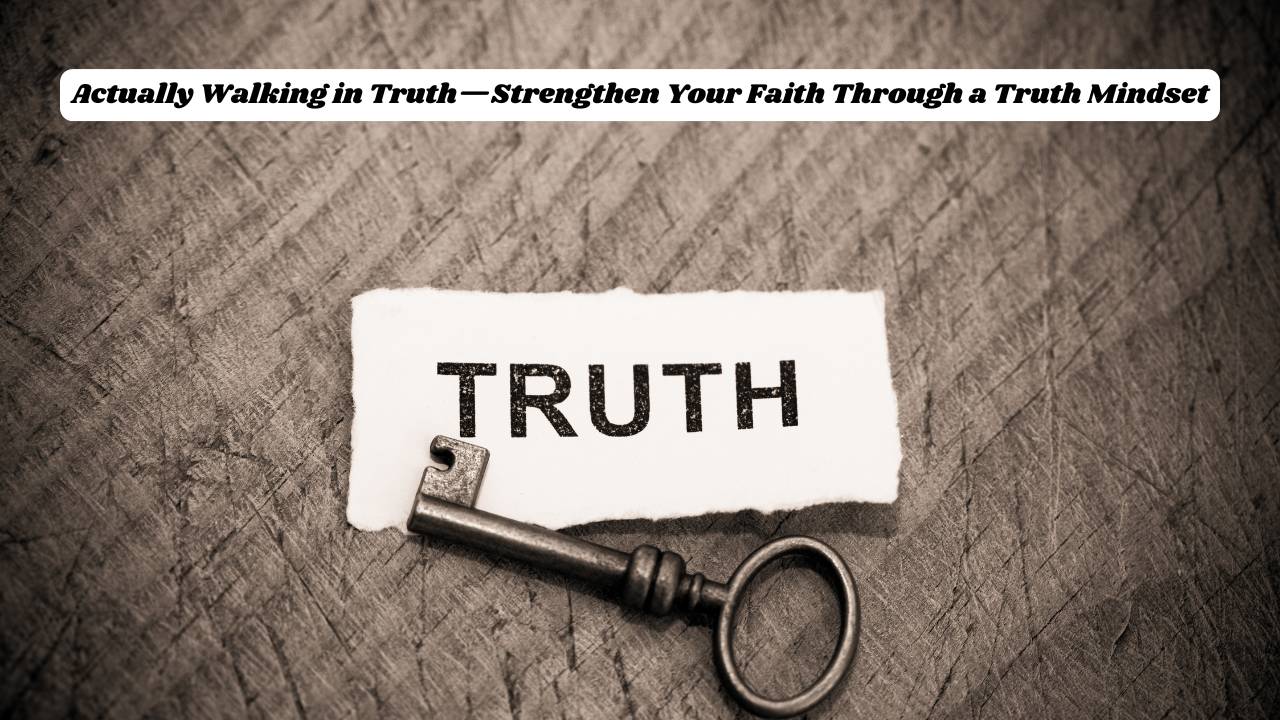 Actually Walking in Truth—Strengthen Your Faith Through Truth Mindset