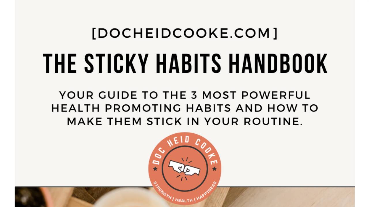 The Sticky Habits Handbook