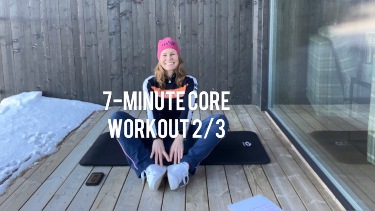 7-MINUTE CORE WORKOUT ØKT DEL 2/3 💙