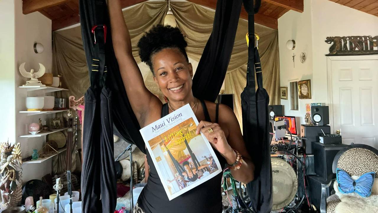 Maui Vision Magazine features Heather Regal Salmon on the Cover