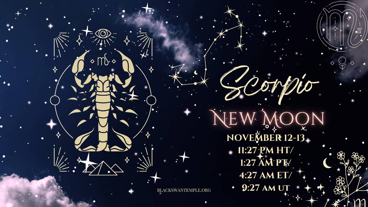Nov/12-13 Unleash Your Inner Strength this Scorpio New Moon