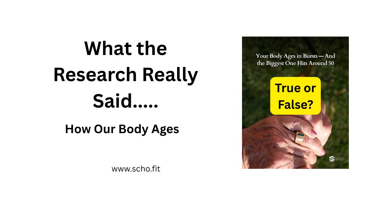 How The Body Really Ages - Can You Do Anything About It?