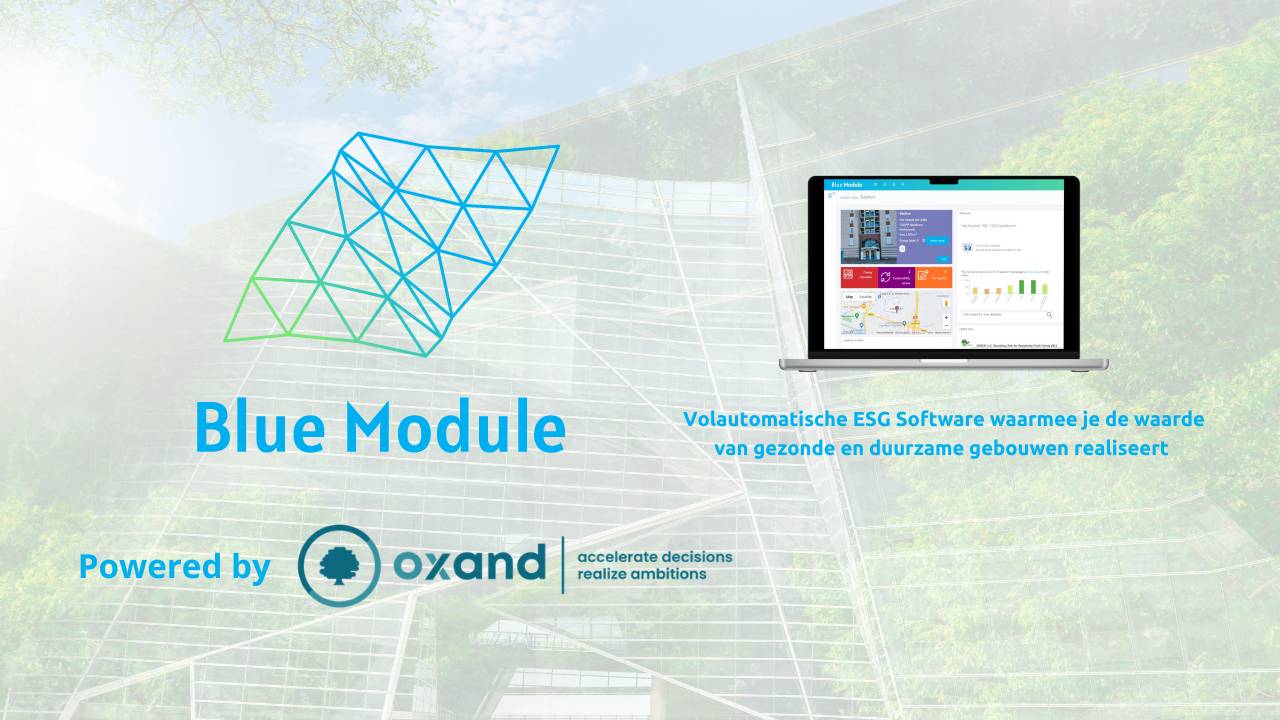 ESG software door Blue Module & Oxand