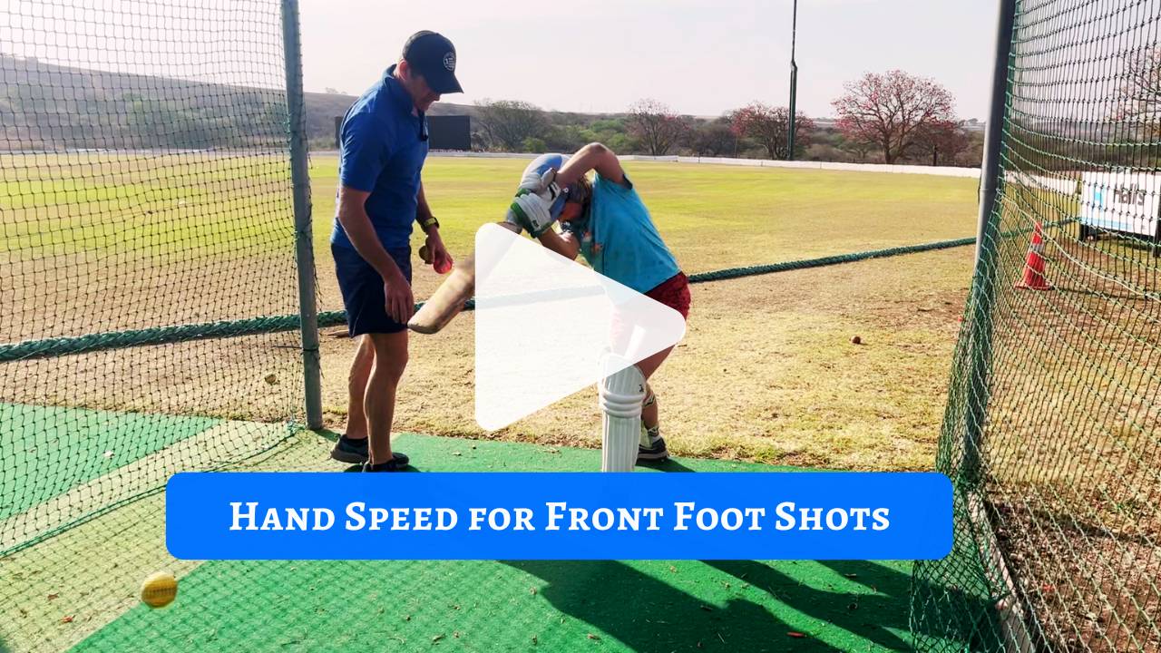 WATCH: Hand Speed for Front Foot Shots (Cricket Batting)