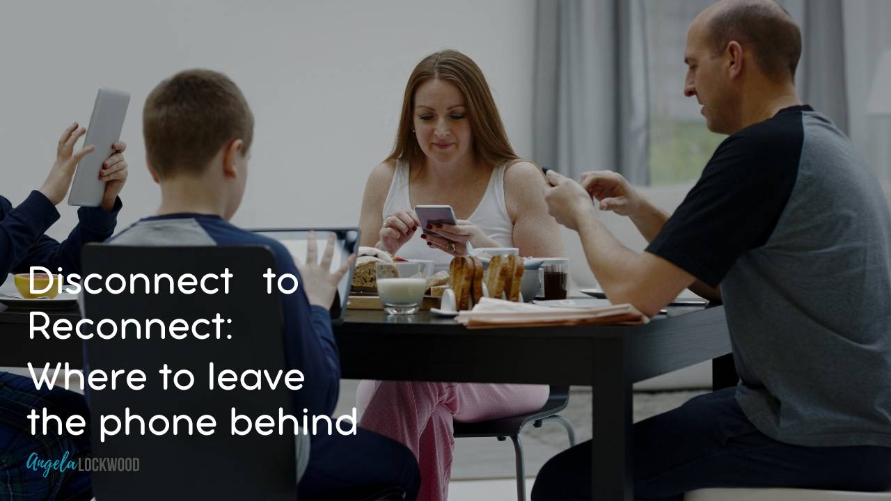Disconnect to Reconnect: Where to leave the phone behind