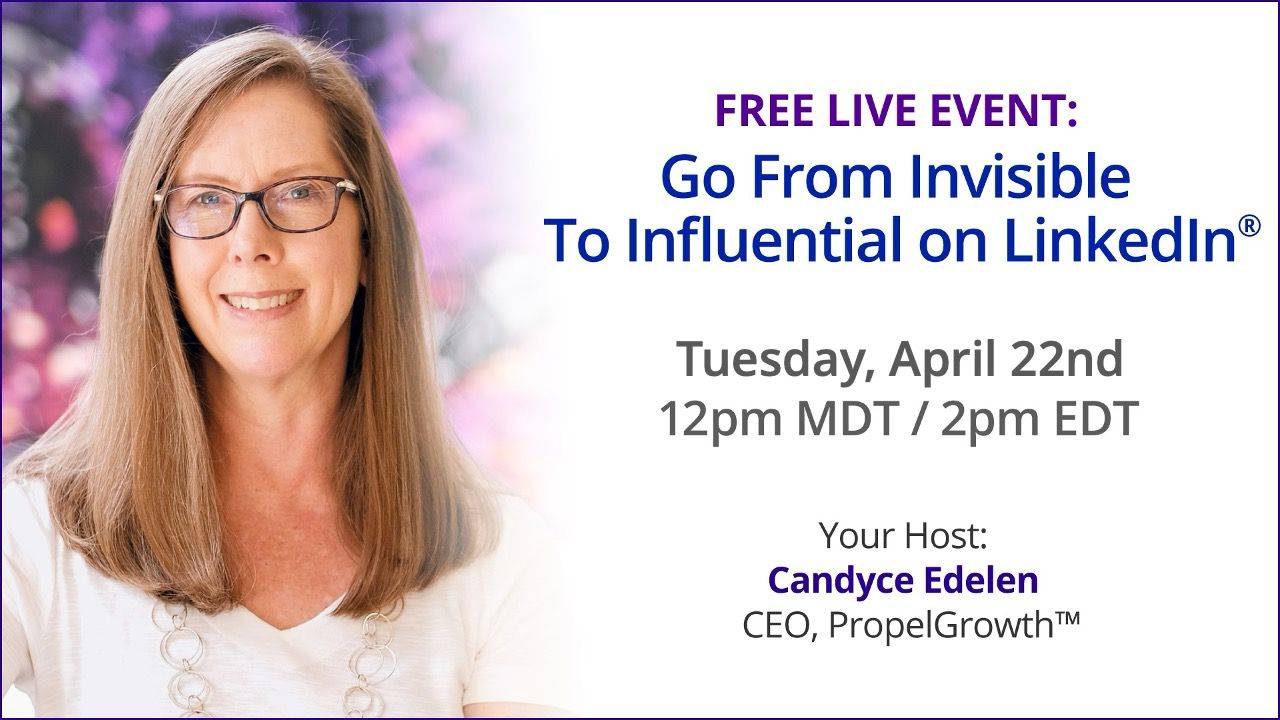 Go From Invisible To Influential on LinkedIn in 3 Steps