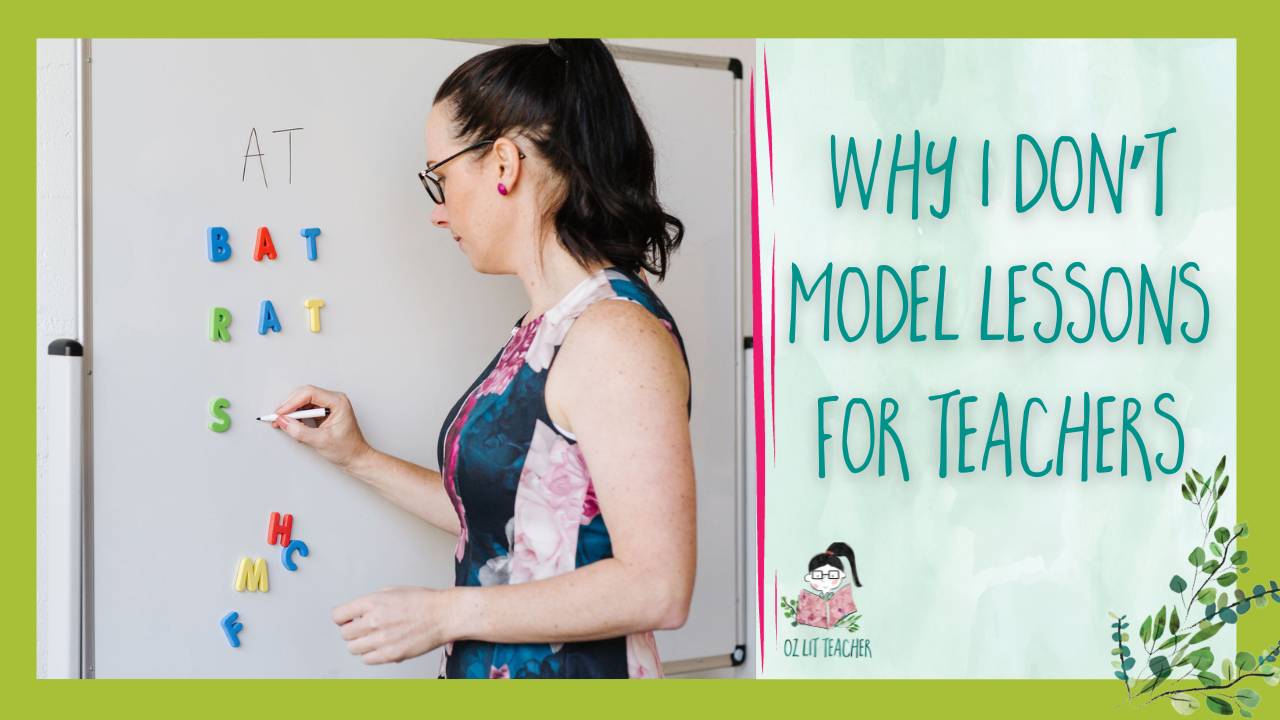 Why I Don't Model Lessons For Teachers
