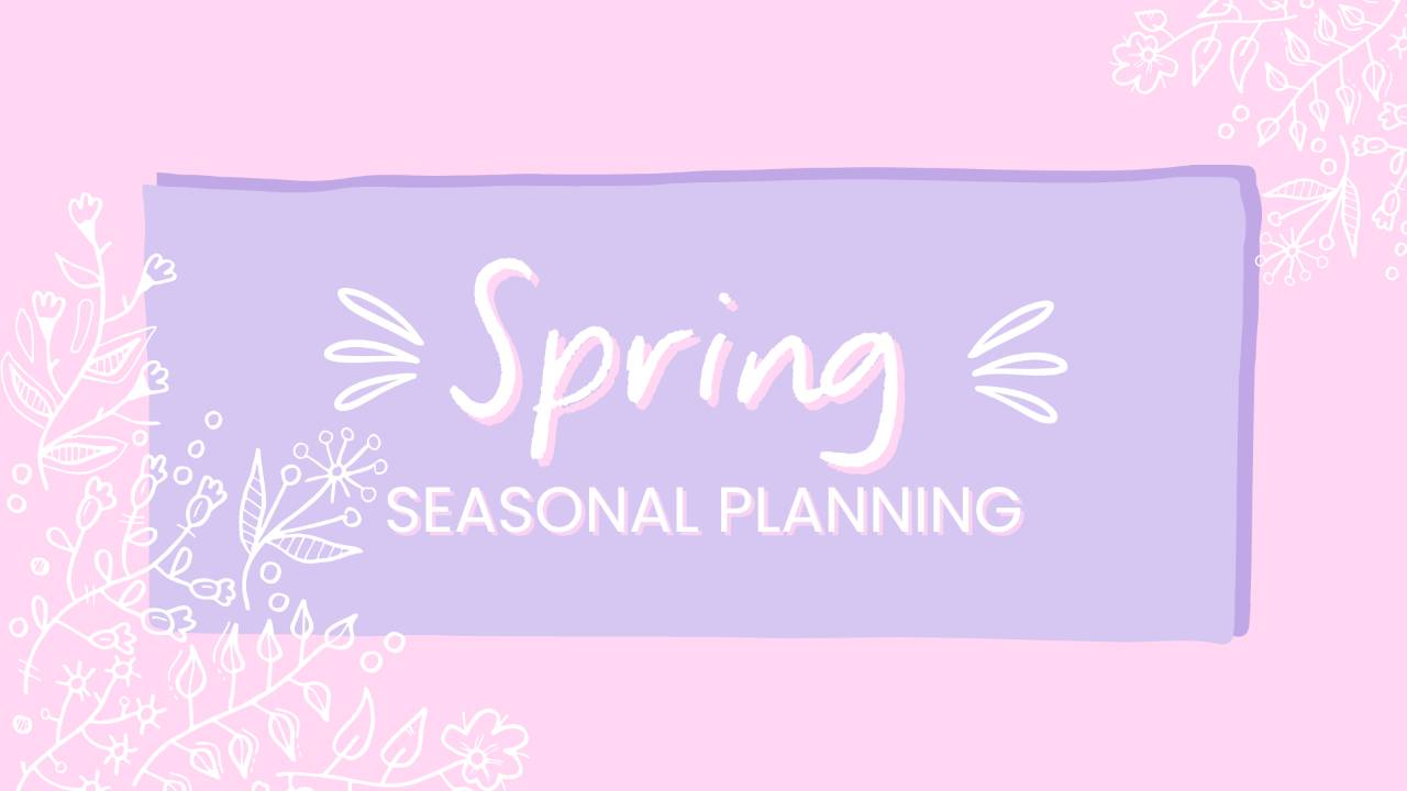 Online Spring Planning Session