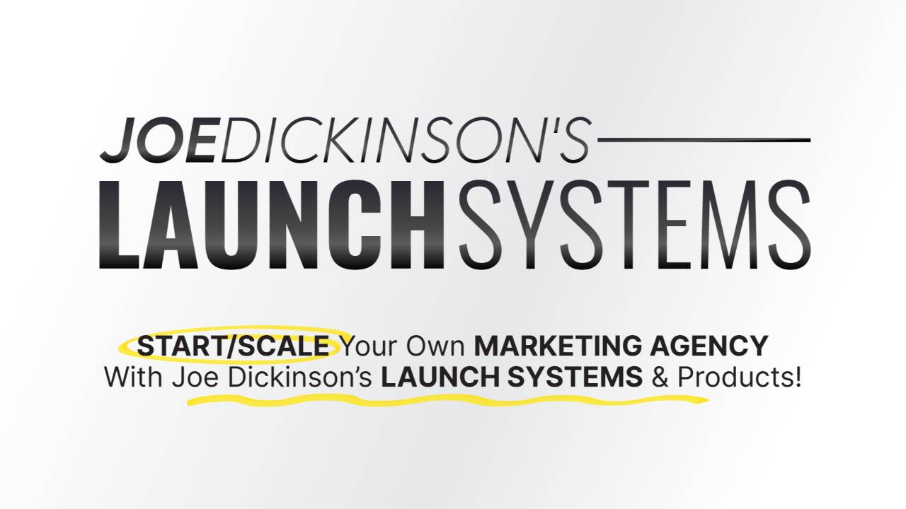 Joe Dickinson Official Courses + Systems