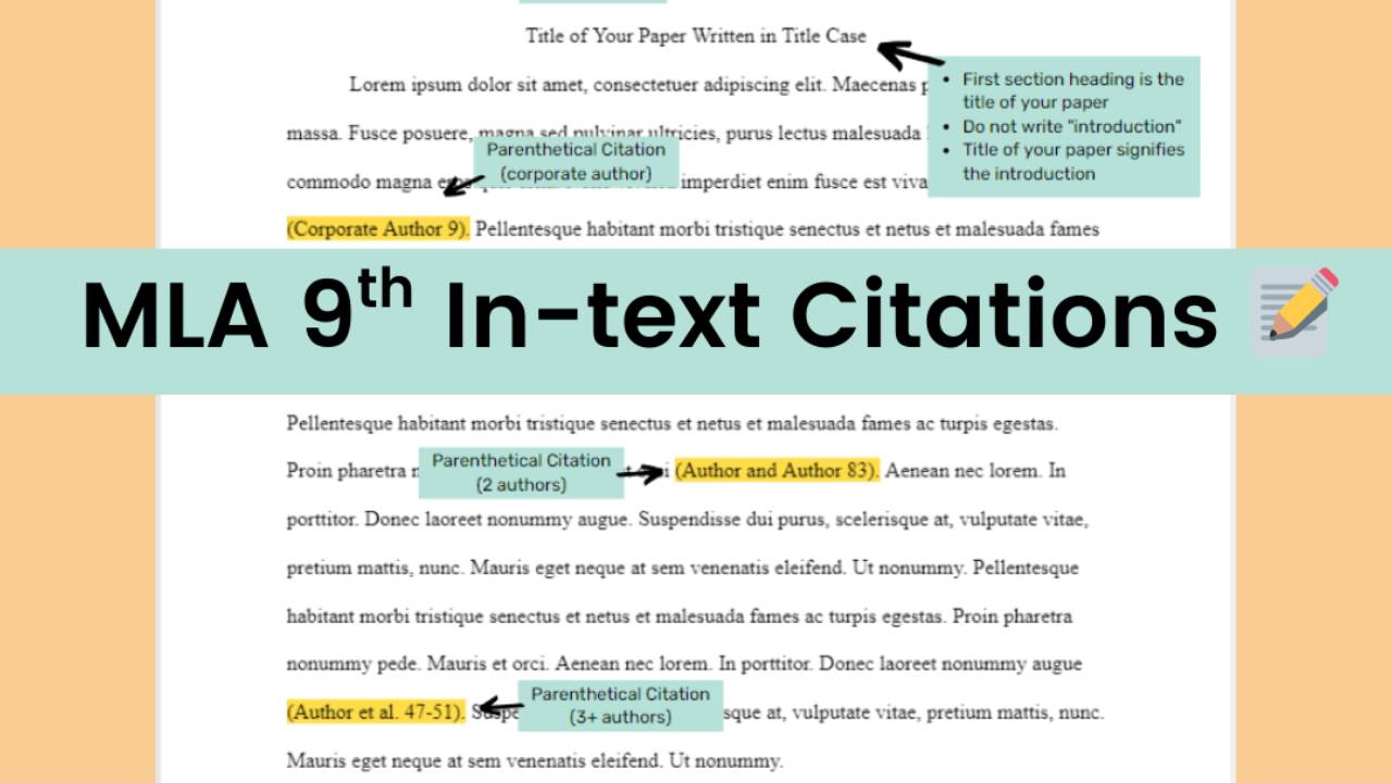 📝 MLA 9th Citations