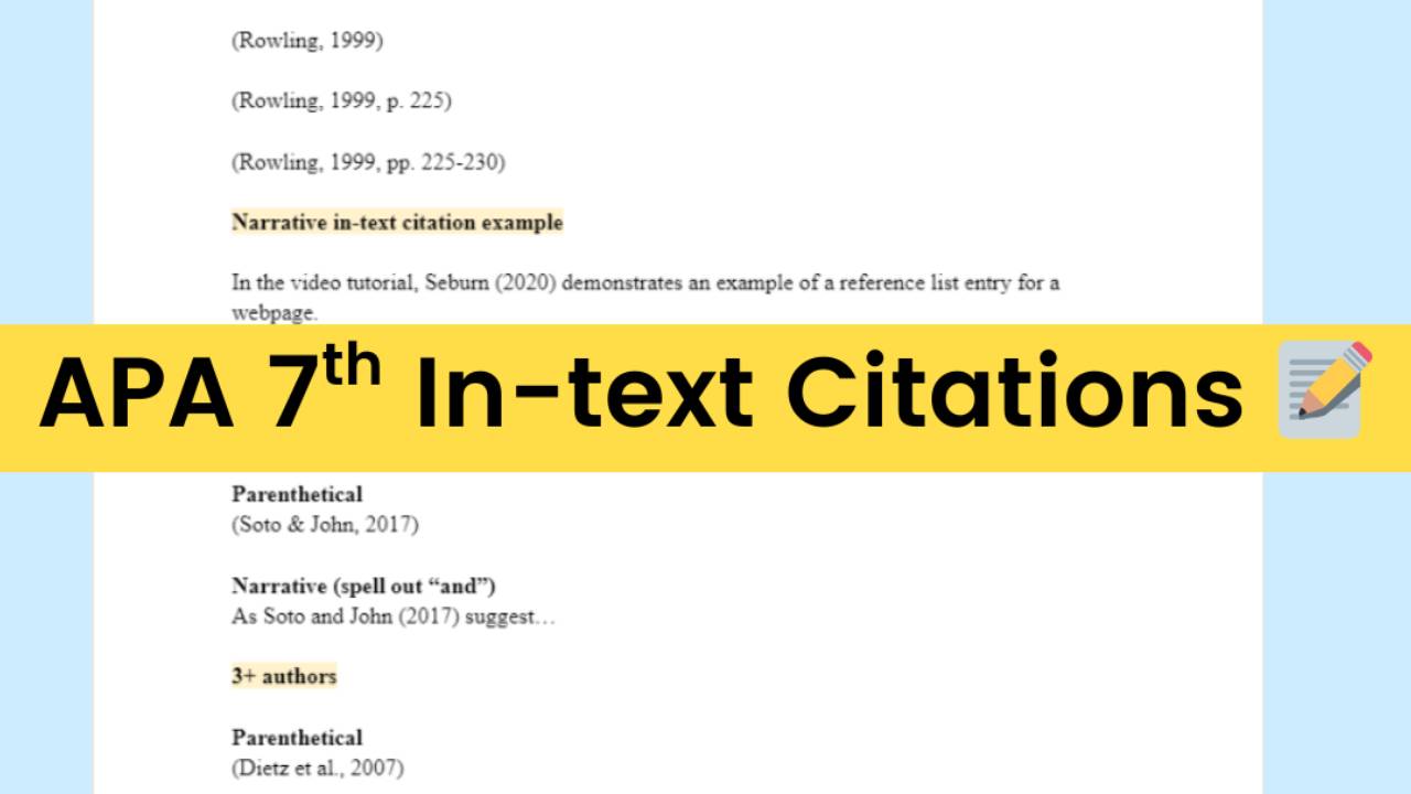 📝 APA 7th Citations